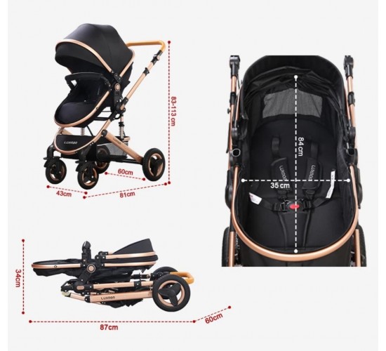 Коляска Luxmom 530-W 3 в 1 трансформер с автокреслом 2021 купить в ...